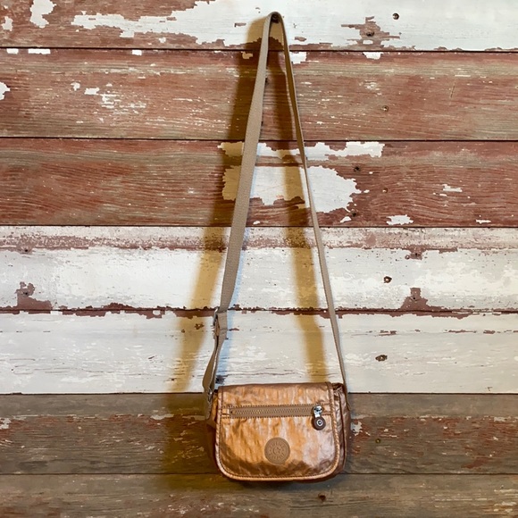 Kipling | Bags | Kipling Crossbody Metallic Rose Gold | Poshmark